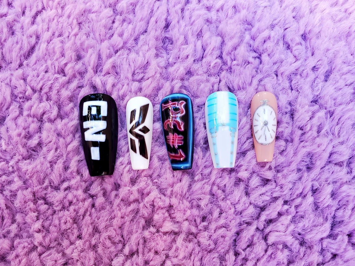 Enhypen - Future Perfect (Pass the MIC) Inspired Nails – NailsbyAshTae